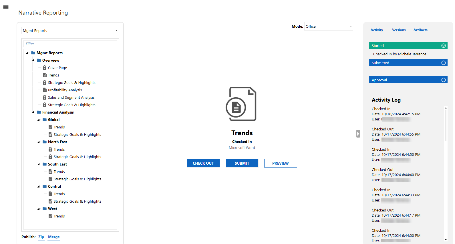 Previewing Documents