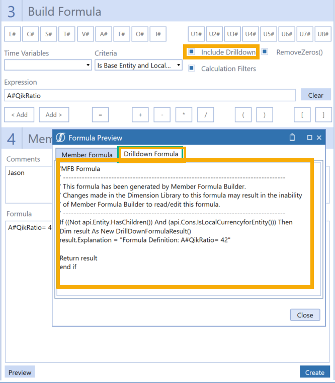 Formula Build Process