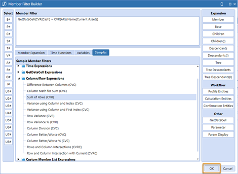 Create Cube View Column and Row Calculations