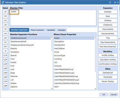 Create Cube View Column and Row Calculations