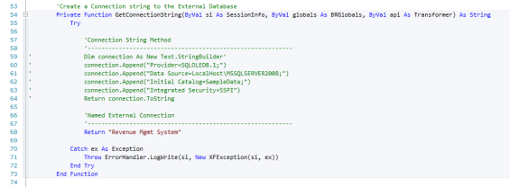 Connector Data Source