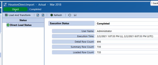 In-Memory Workflow Imports