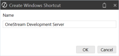 About the OneStream Windows Application