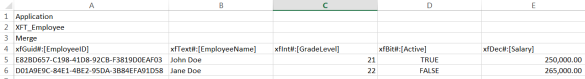 Loading Excel Templates to Custom Tables