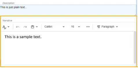 Modern Browser Experience with Rich Text