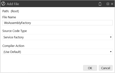 Configure the Service Factory
