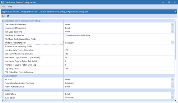 Define the List of File Extensions