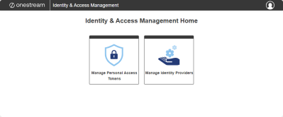 Access the Manage Identity Providers Page