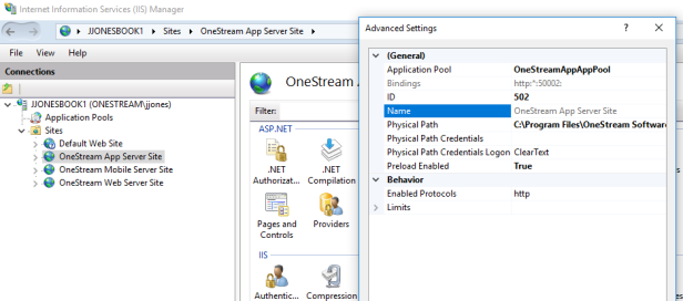 Configuring the Application Server