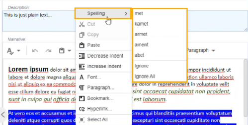 Modern Browser Experience with Rich Text