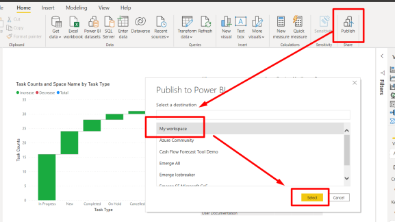 Publish Power BI Reports to Power BI Service