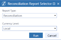 Reconciliation Workspace