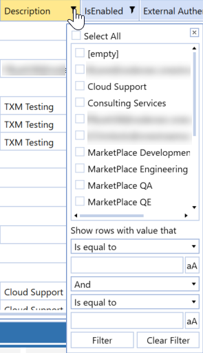 User List – Grid View