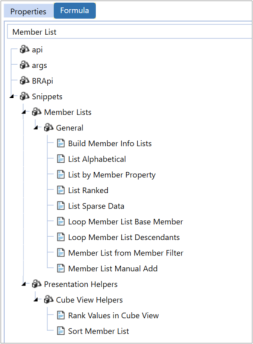 Samples of Member Filter Functions