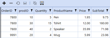 SQL Table Editor Modify Table Data Using a View