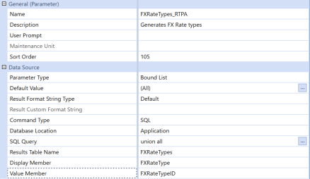 Specify Bound List Settings