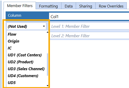 Member Filters
