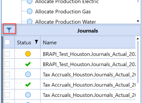 Filter Journals