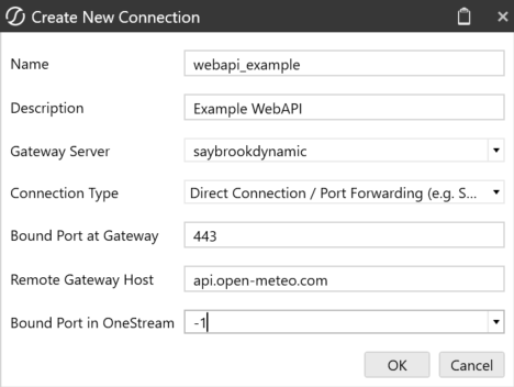 Obtain Data through a WebAPI