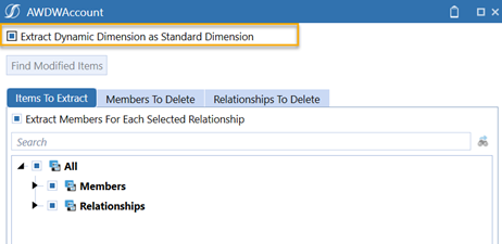 Extracting Dynamic Dimensions