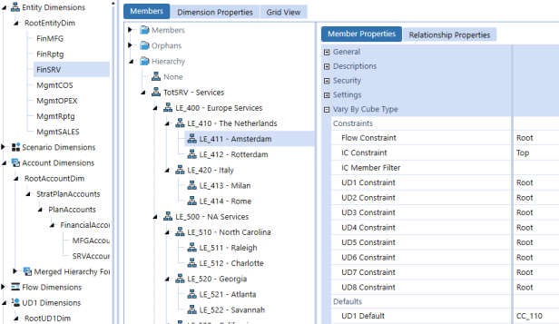 User Defined Dimensions 1–8
