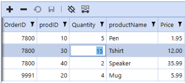 SQL Table Editor Modify Table Data Using a View