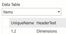 Data Adapter and Menu Component