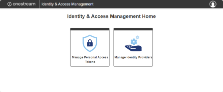 Access the Manage Personal Access Tokens Page