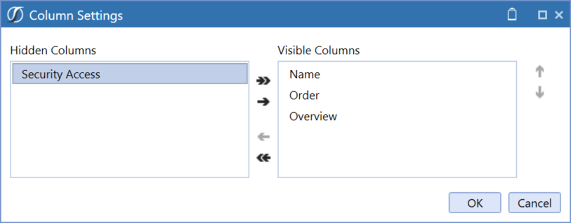 Report Setup