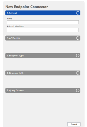 Create a New Endpoint Connector